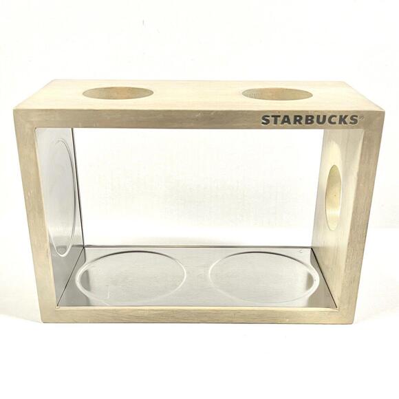 Starbucks | Other | Starbucks Store Wood Stainless Steel Flavored Syrup ...